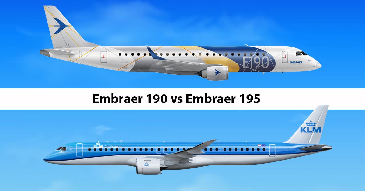 Embraer 190 vs 195: Analysis in Regional Aviation - Sky Comparison